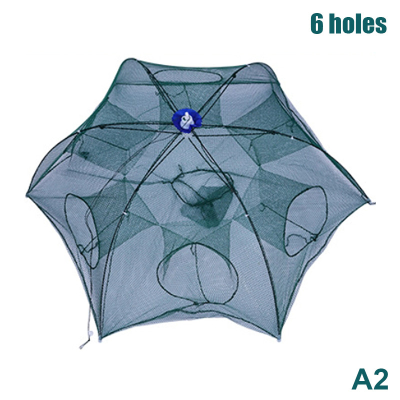 [rangevoyage2] 4-20 Holes Fishing Net Folded Portable Hexagon Fish ...