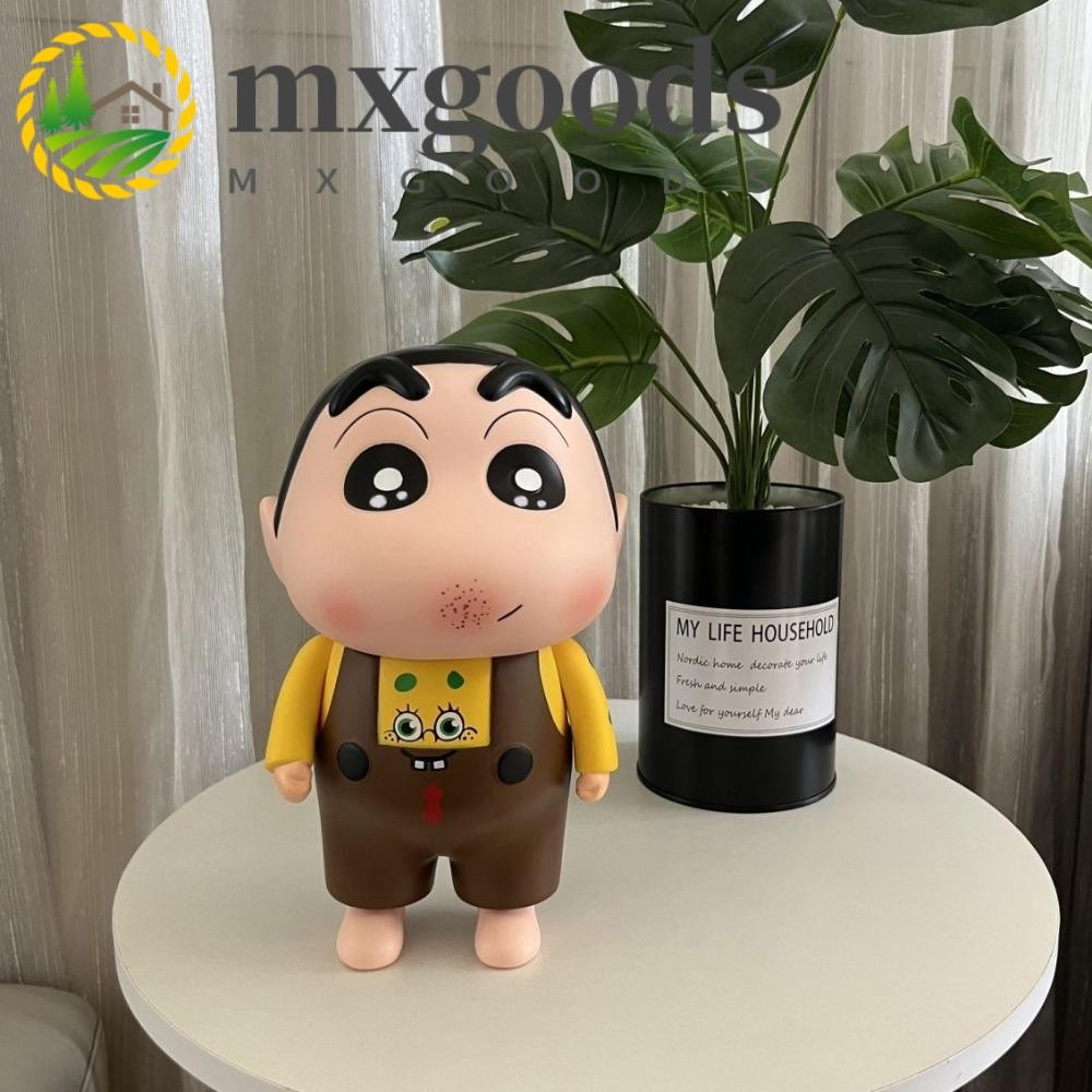 MXGOODS Freckles Crayon Shin-chan Piggy Bank, Savings Tank Figure Model ...
