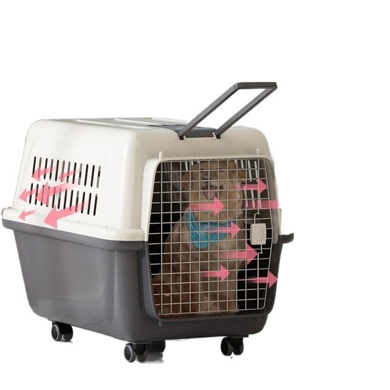 Hot-selling Comfortable Pet Air Box with Wheels Trolley Case Car Cat ...