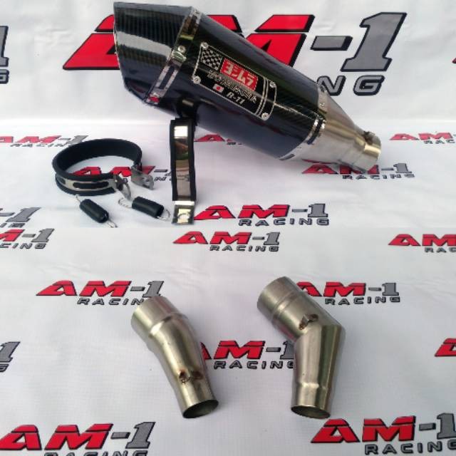 Yoshimura R11 Carbon Slip On Exhaust Ninja250 Ninja 250 fi carburetor ...