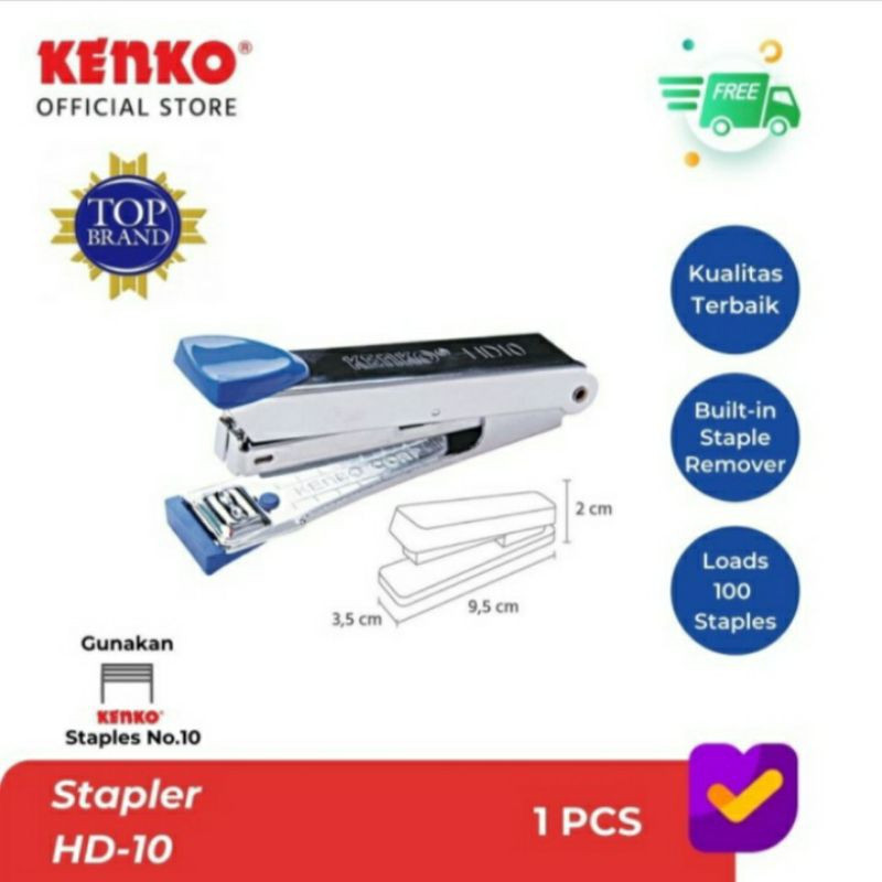 Kenko Stapler HD-10 Pastel Color | Shopee Malaysia