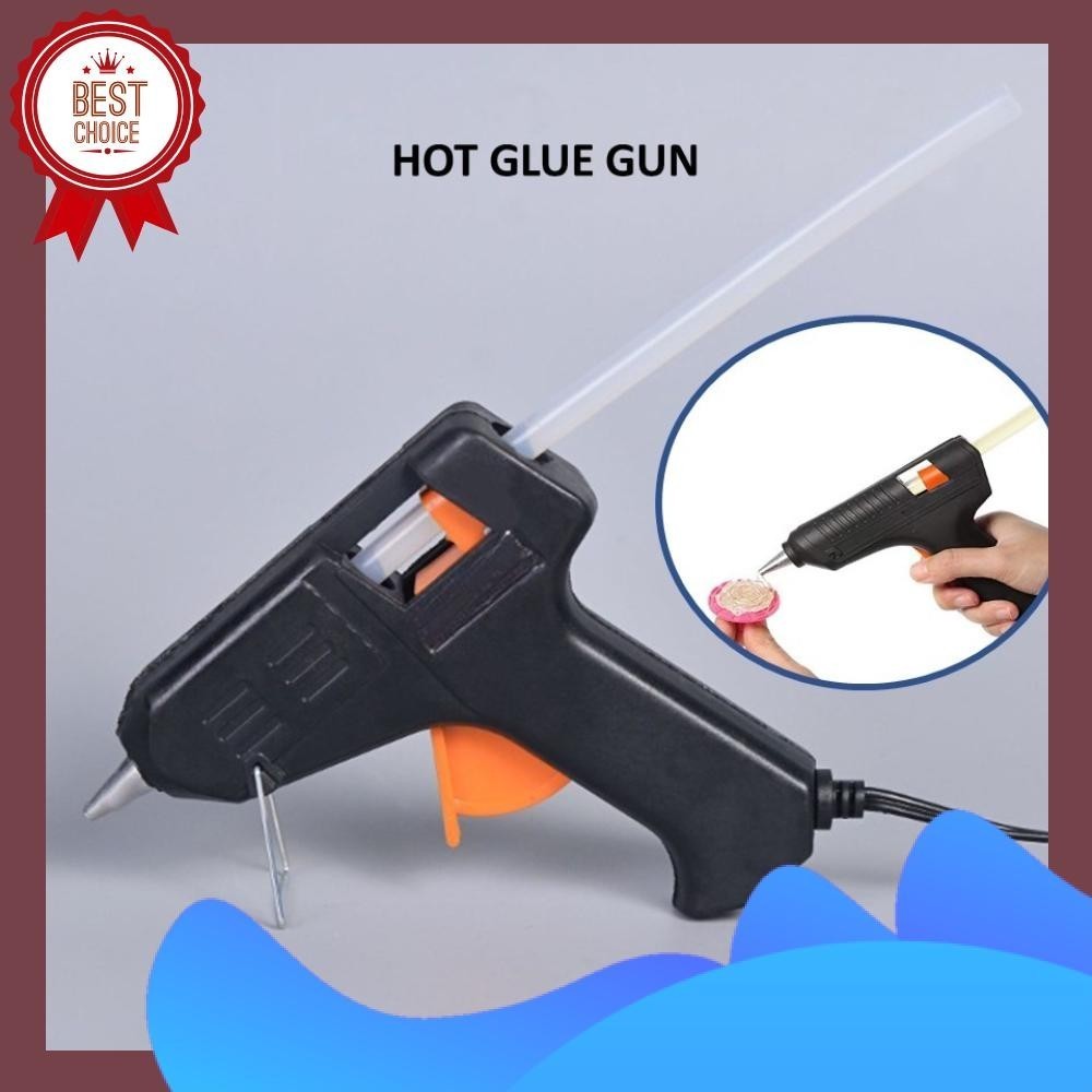 Electric Hot Glue Gun 20W Melt Heat Temperature Tool DIY Hand Craft ...