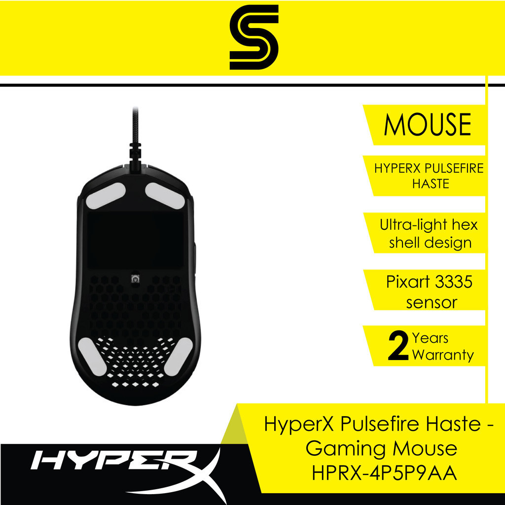 HyperX Pulsefire Haste - Gaming Mouse - 4P5P9AA | Shopee Malaysia
