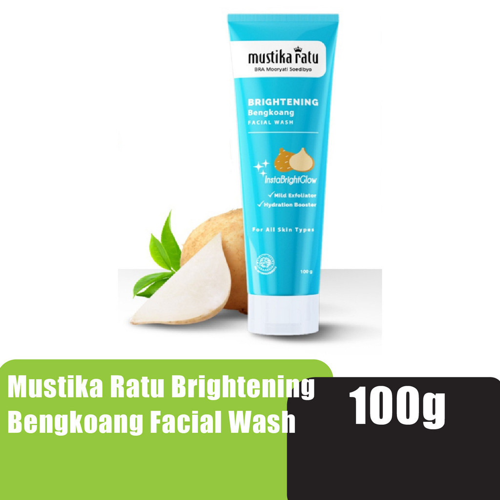 Mustika Ratu Bengkoang Brightening Facial Wash with Scrub 100ml ...