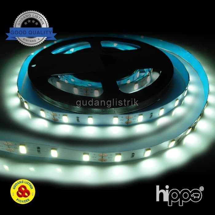 PUTIH Hippo LED Strip 5730 12V White IP33 Flexible Strip Cool Daylight ...