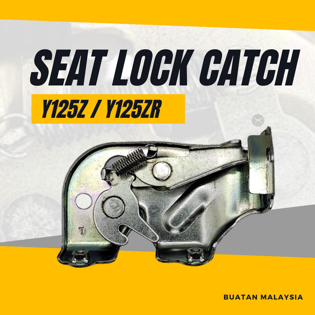 SEAT CATCH Y125Z - Y125ZR Y125 Z Y125 ZR SEAT LOCK BRACKET CUSHION KUNCI SEAT LOCK CATCH HOLDER ...