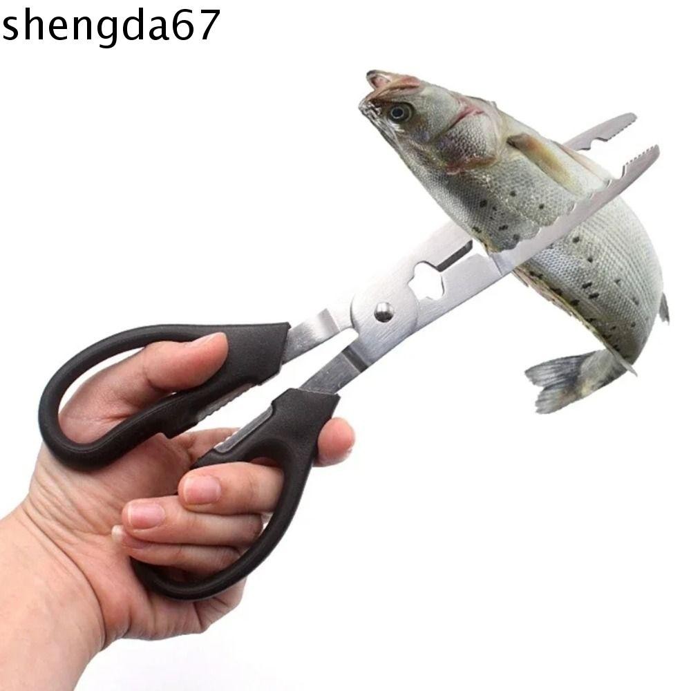 SHENGDA Stainless Steel Long Fishing Pliers, Comfortable Grip Catch ...