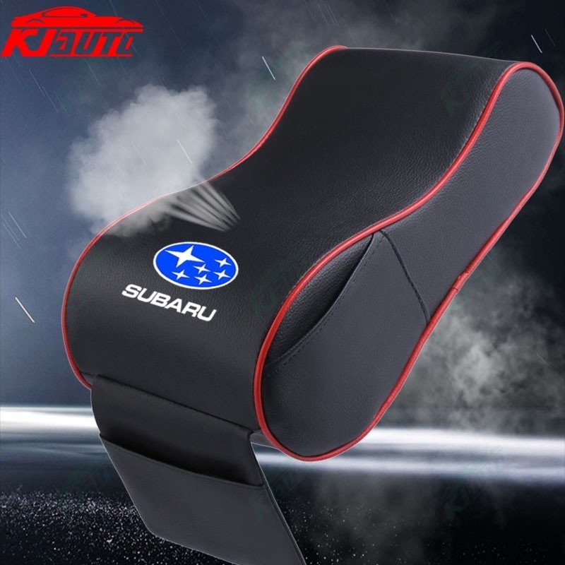 Subaru Leather Car Central Armrest Soft Pad Auto Center Console Arm ...