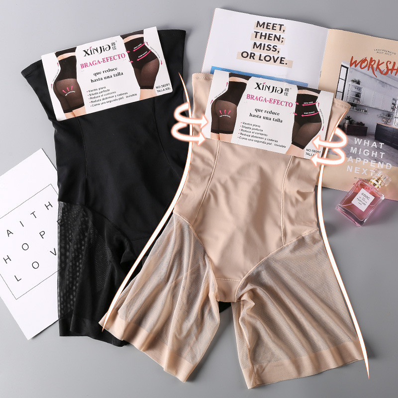 New Breathable Body Shaping Pants Lace Waist Tight Belly Pants Flat ...