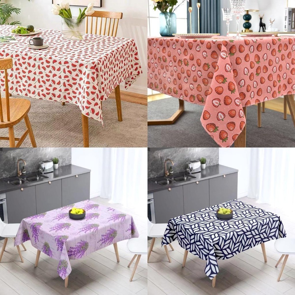 Aesthetic Quality Dining Tablecloth (Low/Lovestraw) | Shopee Malaysia