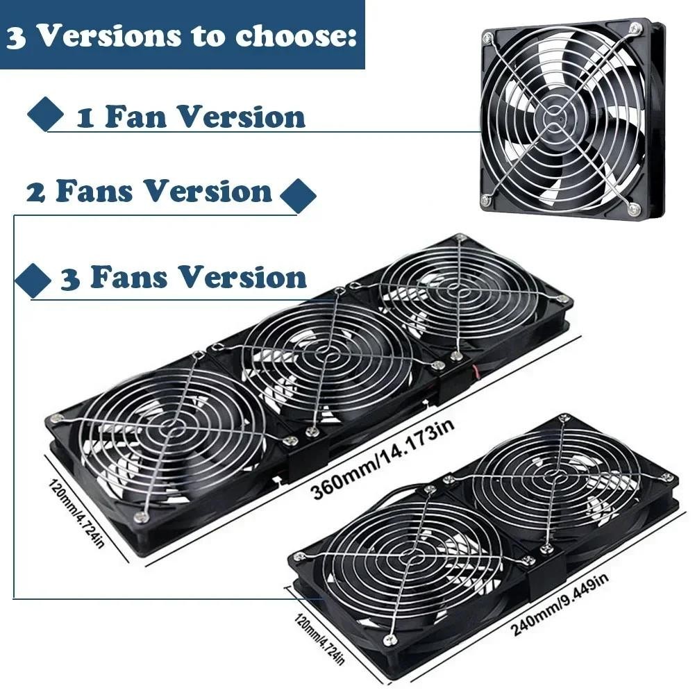3000RPM Cooling Fan with Controller 120mm 12V 220V Router Fan Cooling ...