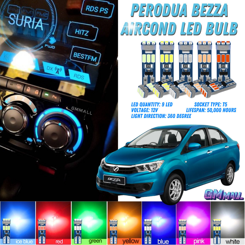 PERODUA BEZZA aircond knob Gear light bulb air cond Mentol Lampu ...