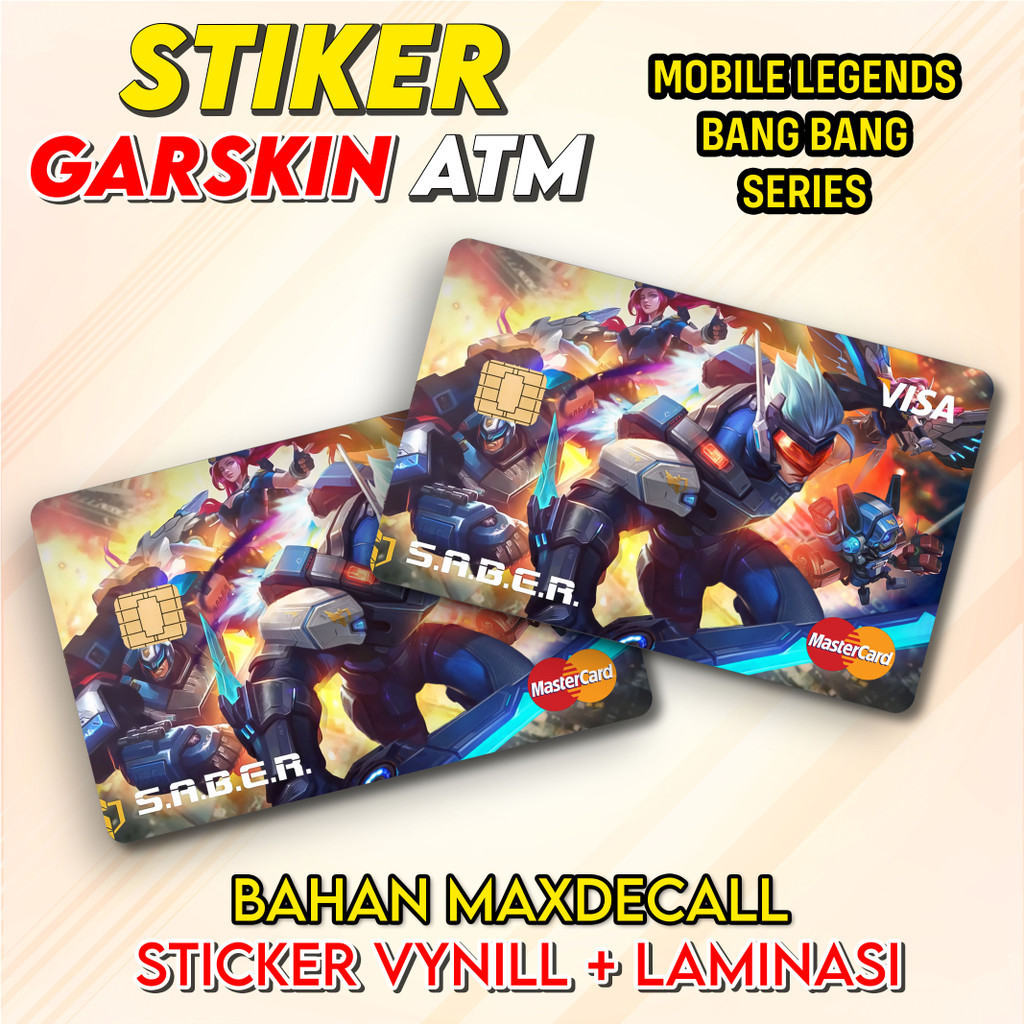 Sticker Skin Atm Card Mobile Legend Bang Bang 1 Landscape Special ...