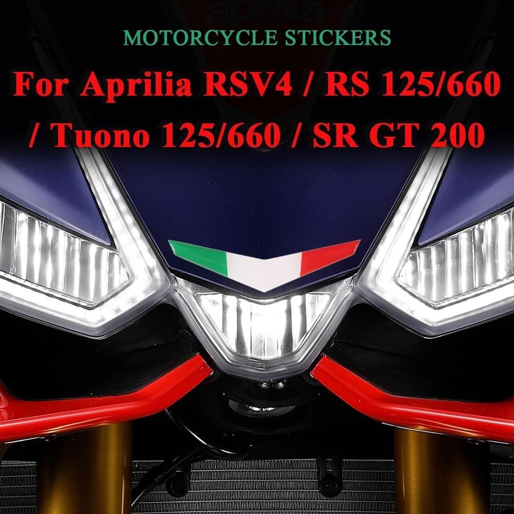 3D Resin Motorcycle Front Fairing Stickers Italy Flag Badge Reflective ...