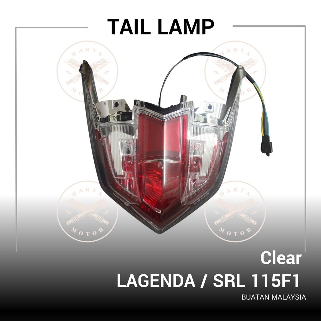 YAMAHA Lagenda SRL115 ECO LC SRL 115F1 CLEAR TAIL LAMP WITH SIGNAL ...