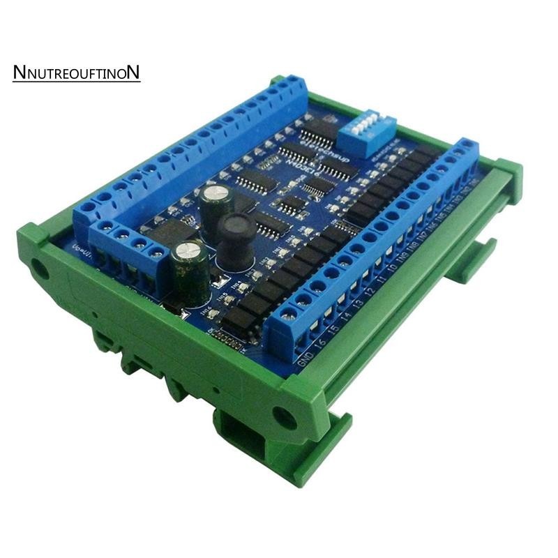 DC 12V 24V 16 in 16 Out RS485 Remote Switch PLC IO Expansion Board ...