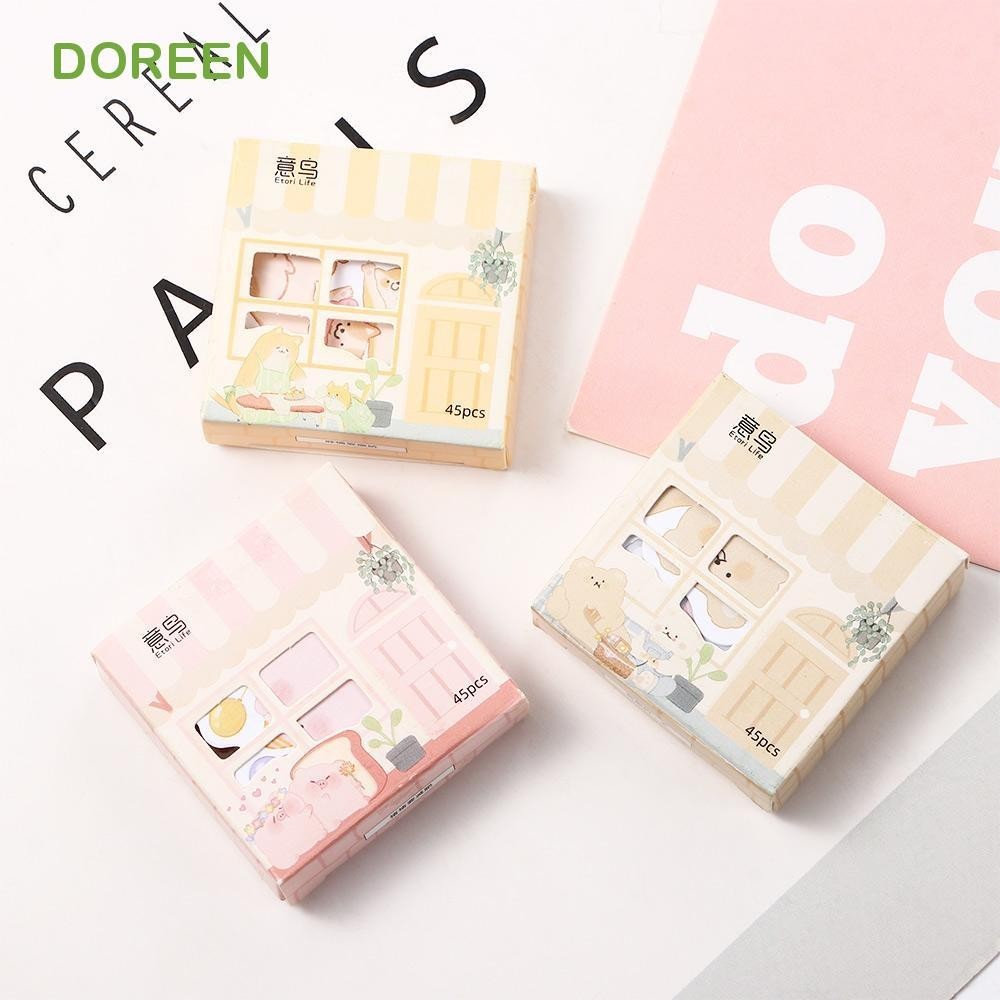 DOREEN Journal Sticker 45pcs/set Animals Stickers Office for Students ...