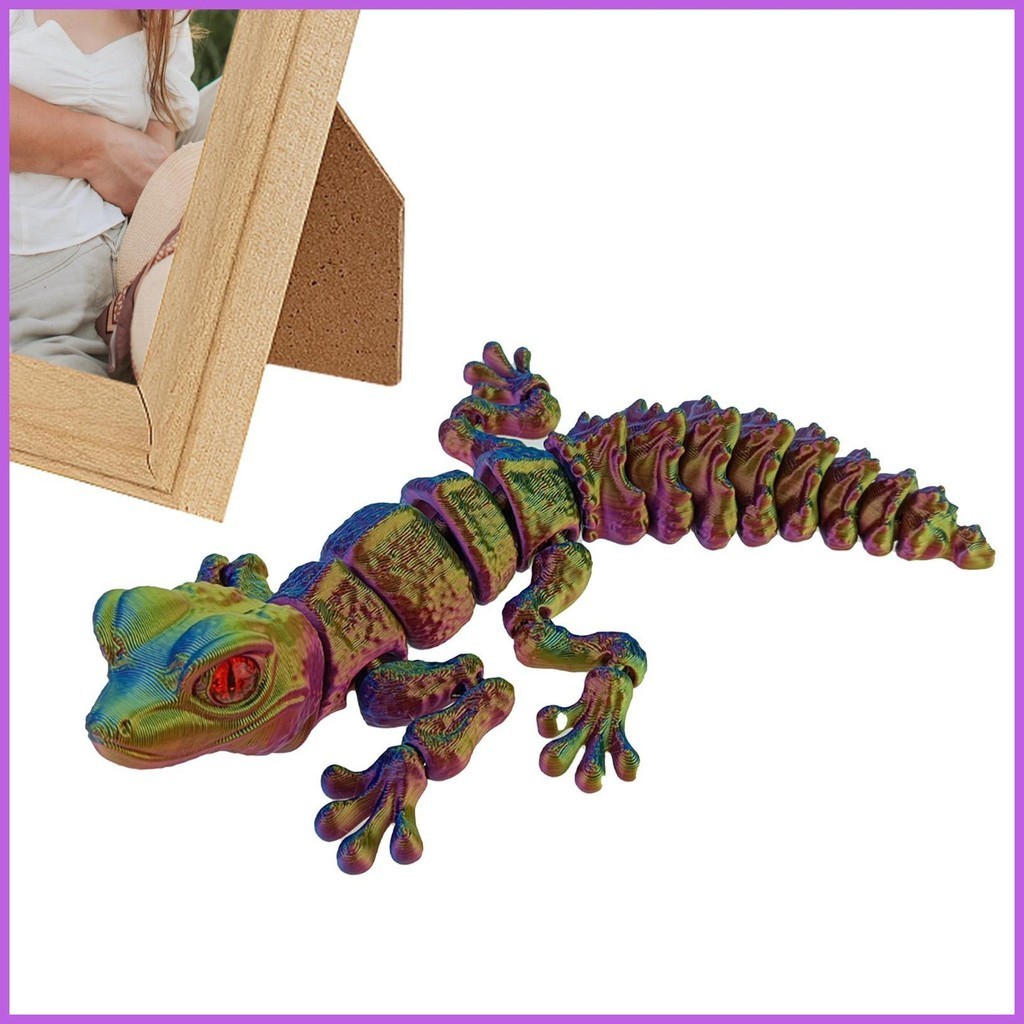 3D Print Lizard Articulating Lizard Sculpture Full Articulated Lizard ...
