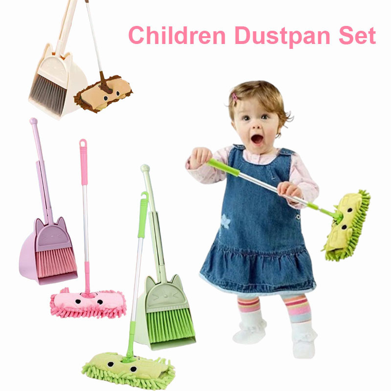 Children Dustpan Set Cute Children Small Broom Dustpan Set Kids ...