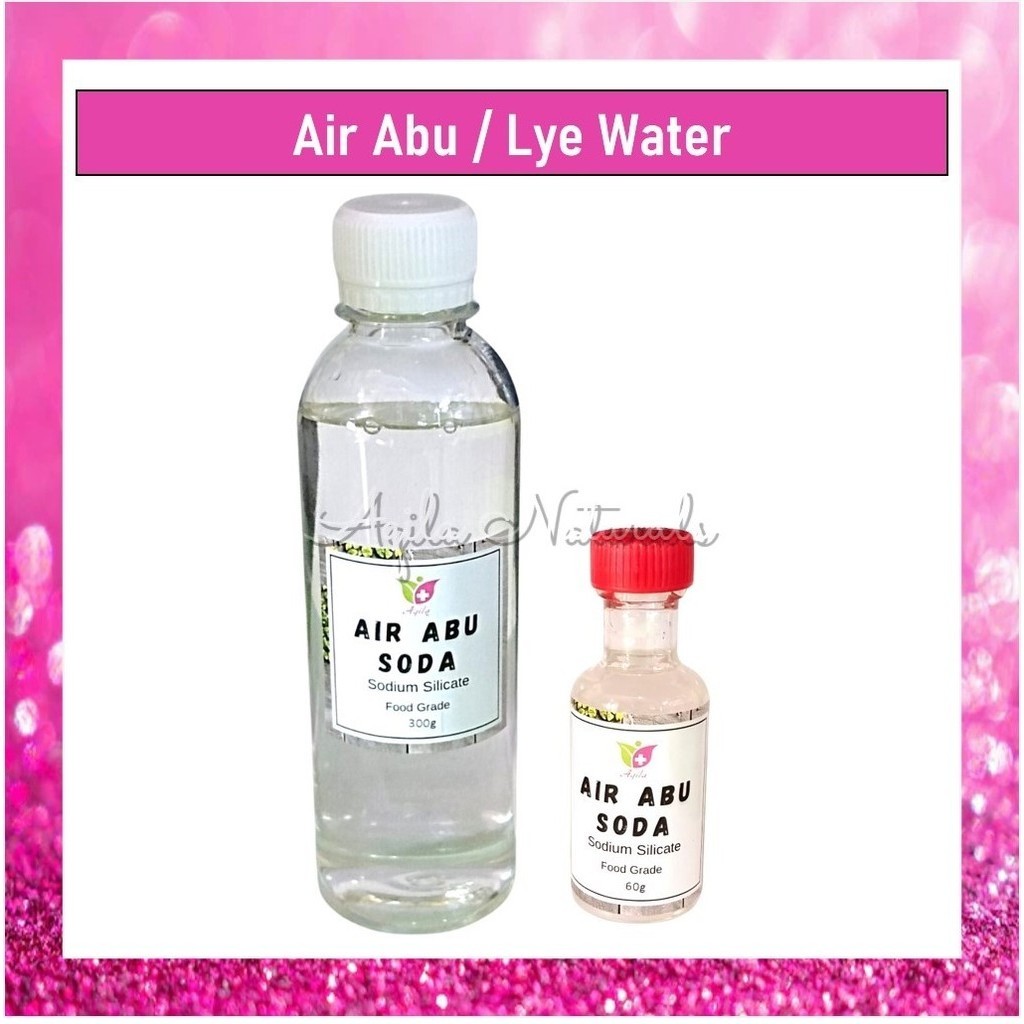 (Halal) 1KG Air Abu / Air Abu Soda / Sodium Silicate/ Lye Water ...