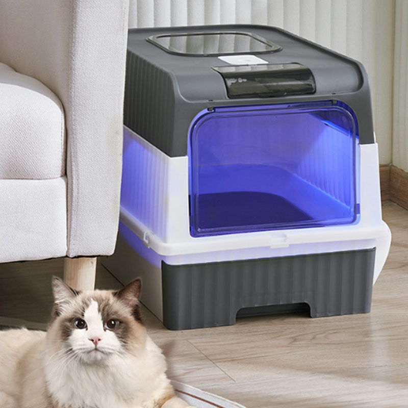 [COD] Foldable Cat Litter Box Large Cat Toilet Box Drawer Type Anti ...