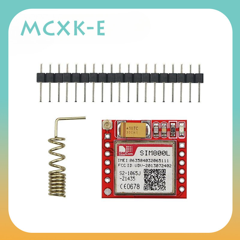 Mini Smallest SIM800L GPRS GSM Module MicroSIM Card Core Wireless Board Quad-band TTL Serial ...