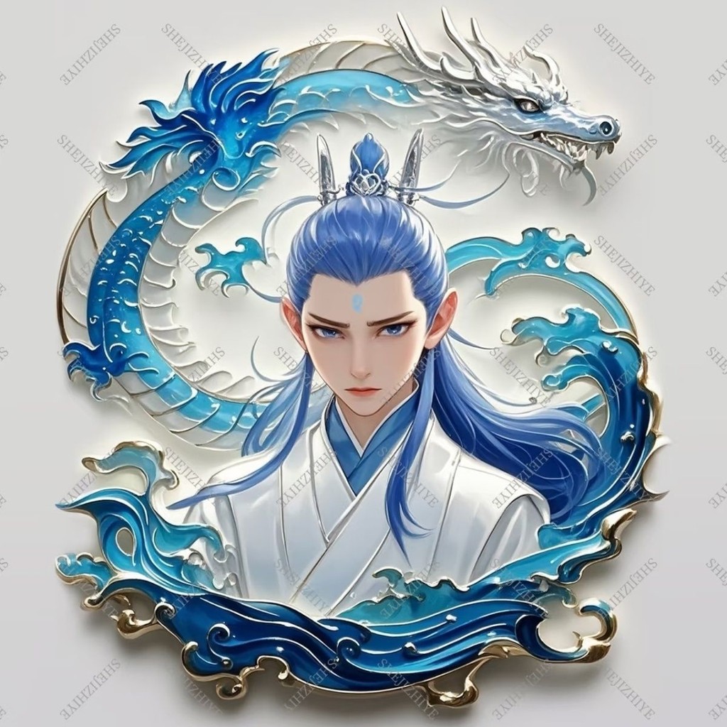 Official Nezha 2 Magic Boy Sea Merchandise Nezha Ao Bing Acrylic Nano ...