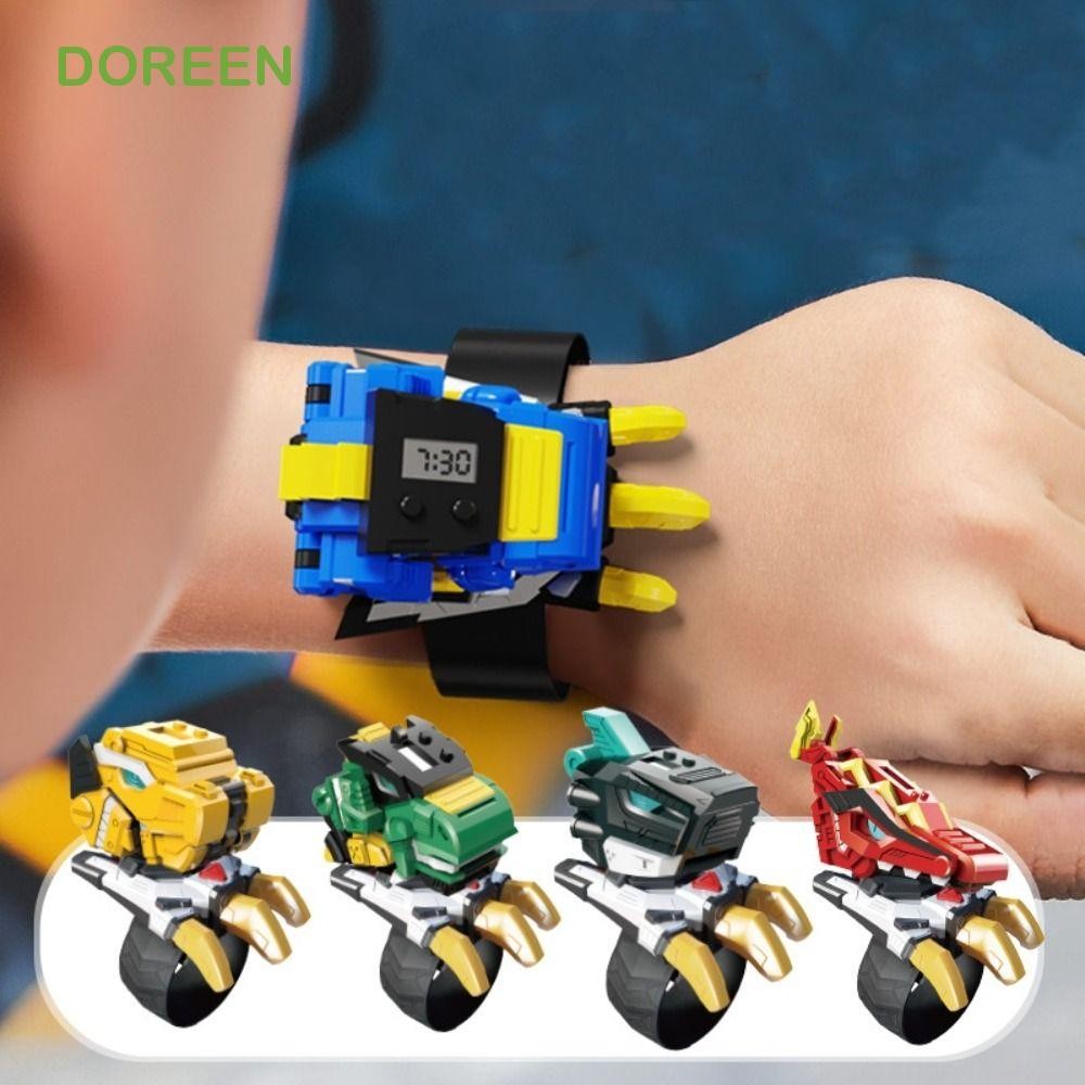 DOREEN Miniforce Watch Toy, Mecha Robot Ruper Dinosaur Watch ...