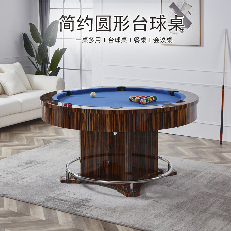 Meja Pool Bulat untuk Kegunaan Rumah, Tempat Parti, Meja Pool Gaya ...