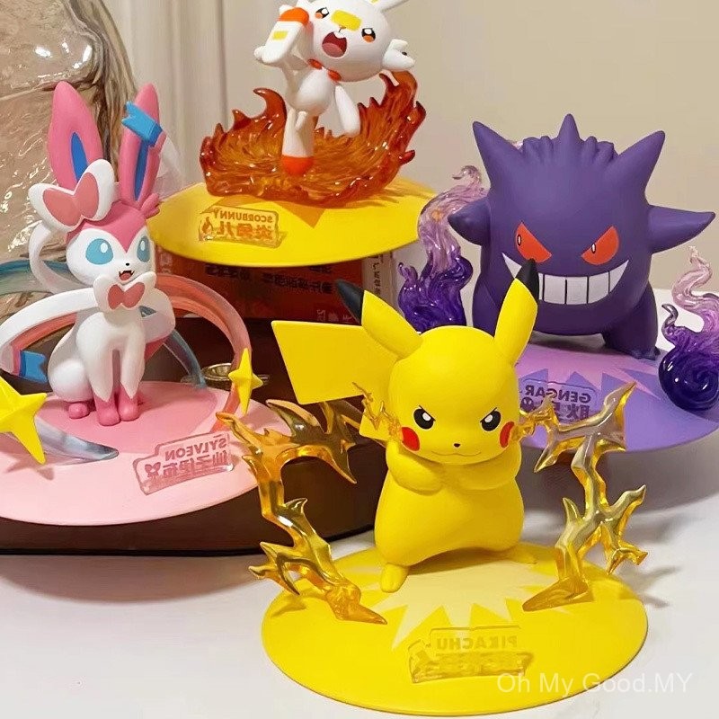 【Ready Stock】Funism Pokemon Figure anime toy gengar figure pokemon ...