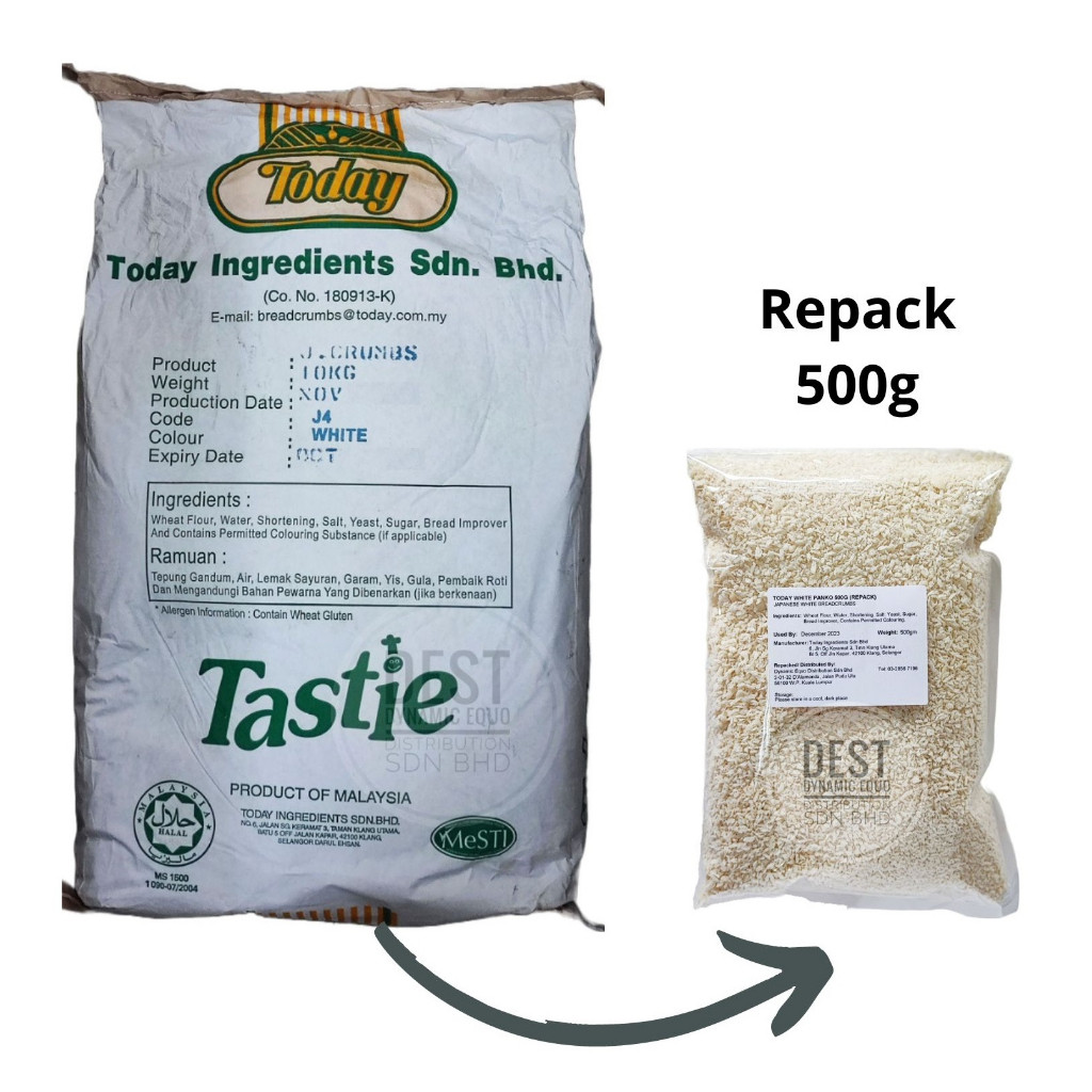 [REPACK] Panko 500g Halal Japanese White Bread Crumbs | Shopee Malaysia