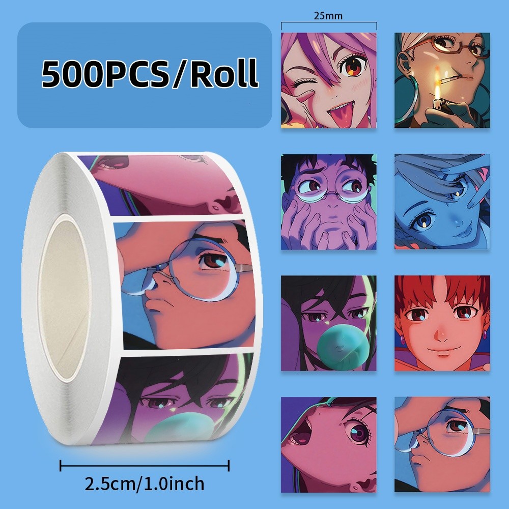 500PCS/Roll Cartoon Anime DAN DA DAN Sealing Graffiti Stickers for ...