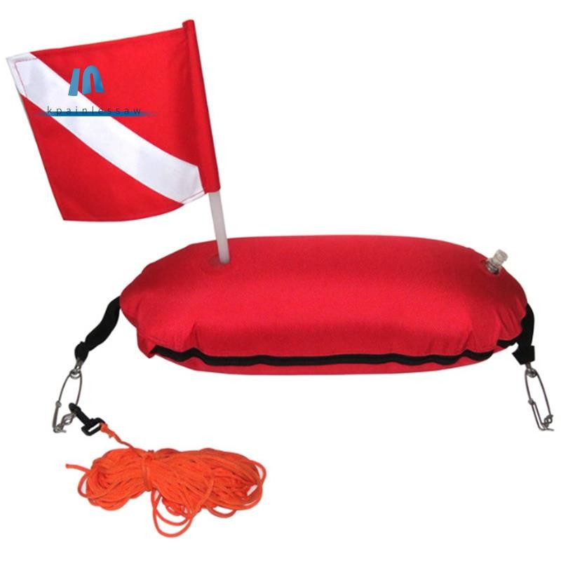 Spearfishing Buoy Inflatable Diving Signal Float Buoy Dive Flag Diver ...