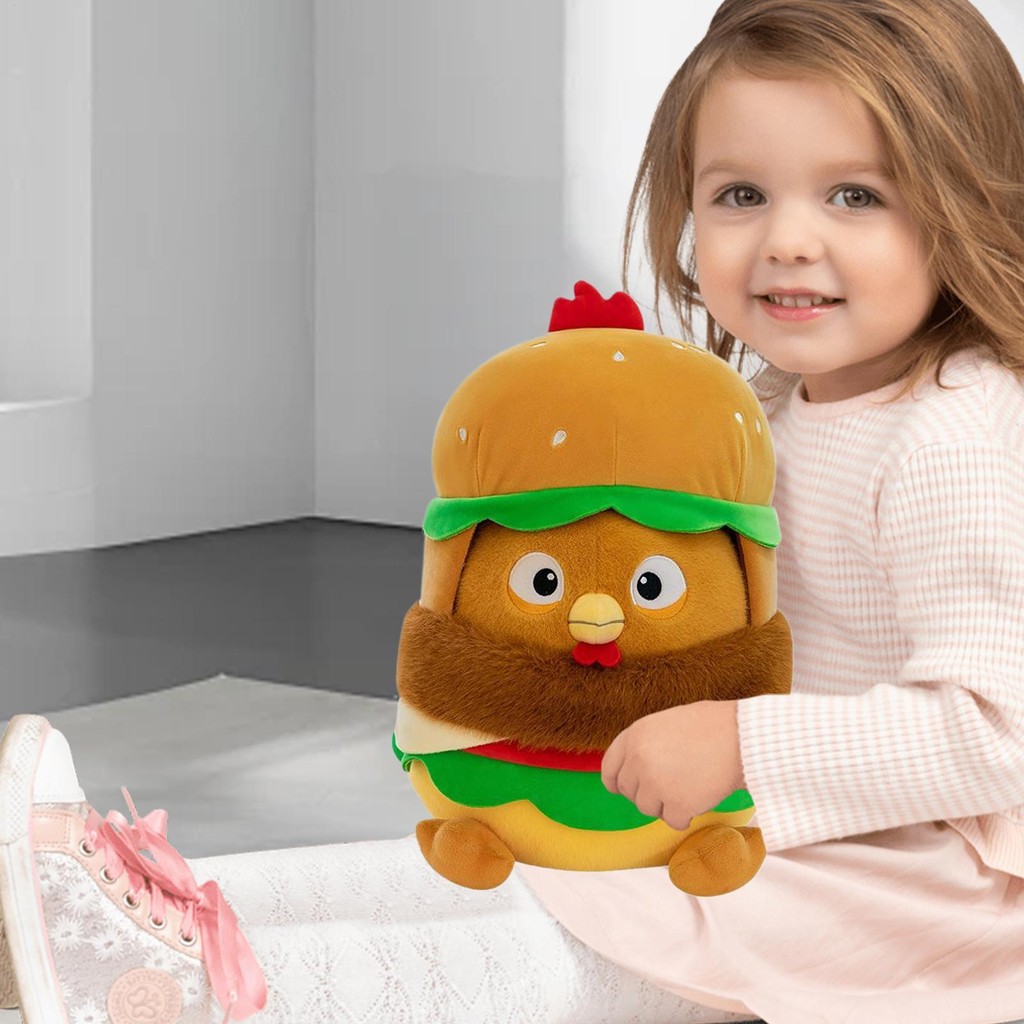 Hamburger Chicken Clothes Removable Original Chicken Leg Burger Plush ...