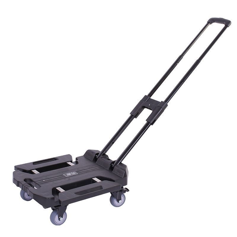 Small Trolley Trailer folding wheel trolley transport cargo flatbed ...