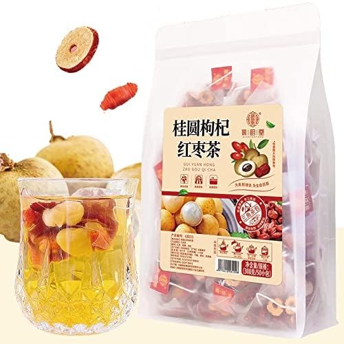 Teh Jujube Merah Longan Goji 10.58 oz Gabungan Teh Bunga dan Teh Buah ...