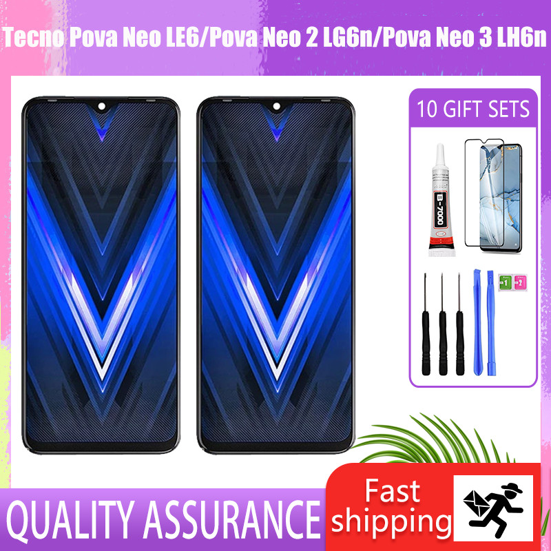 Original Tecno Pova Neo LE6 Pova Neo 2 LG6n Pova Neo 3 LH6n LCD Display ...