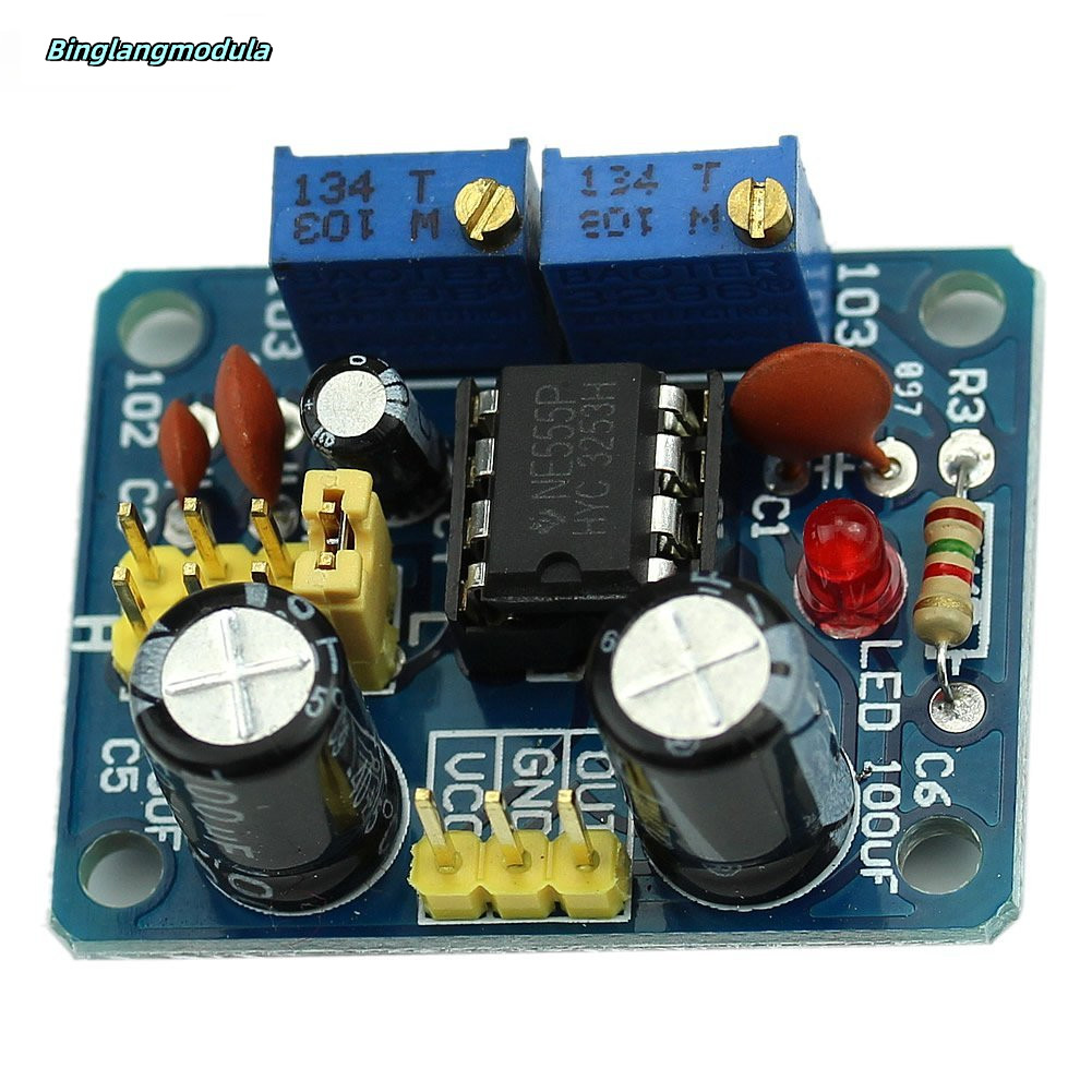 Ne555 Pulse Module Frequency Duty Ratio Adjustable Square Wave ...