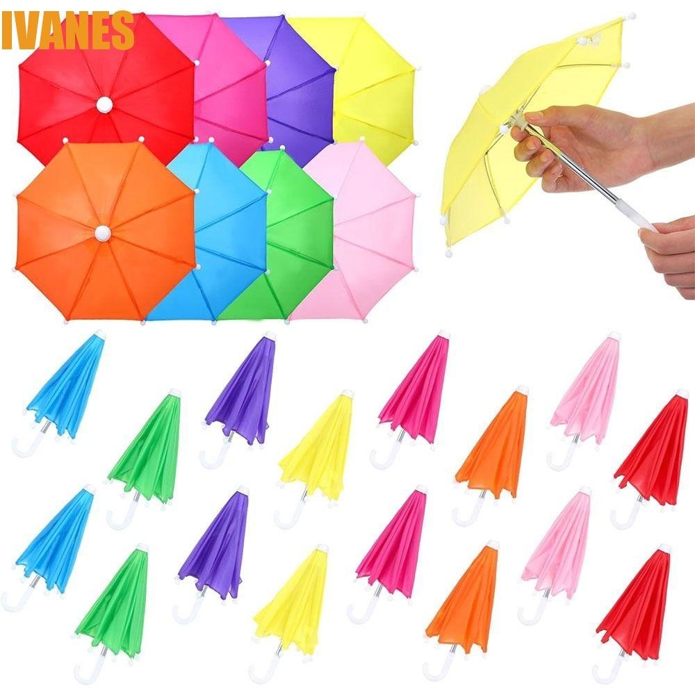 IVANES Doll Decorative Umbrella, Thickened Funny Mini Umbrella ...