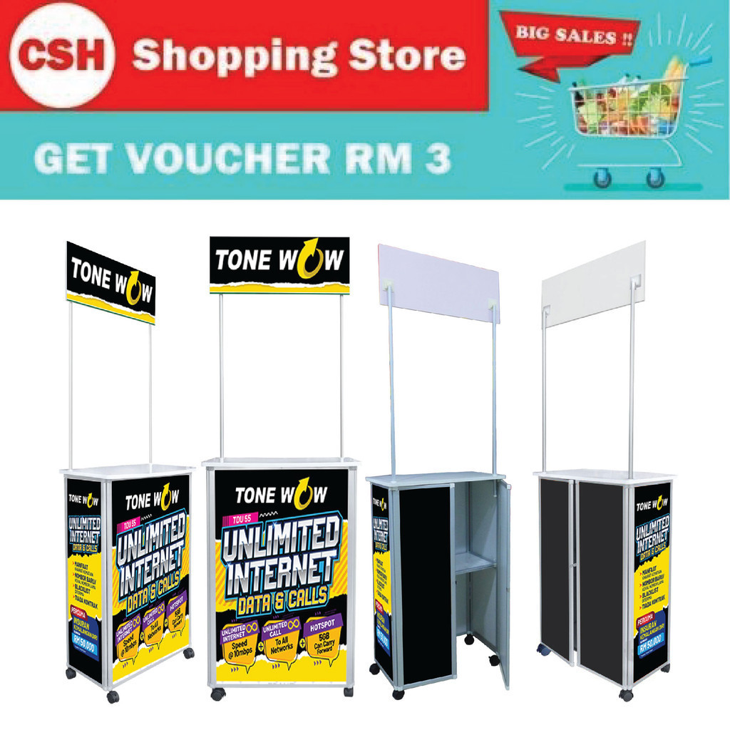 Aluminium Fortable Counter Sampling Booth/ Aluminium Counter Booth With ...