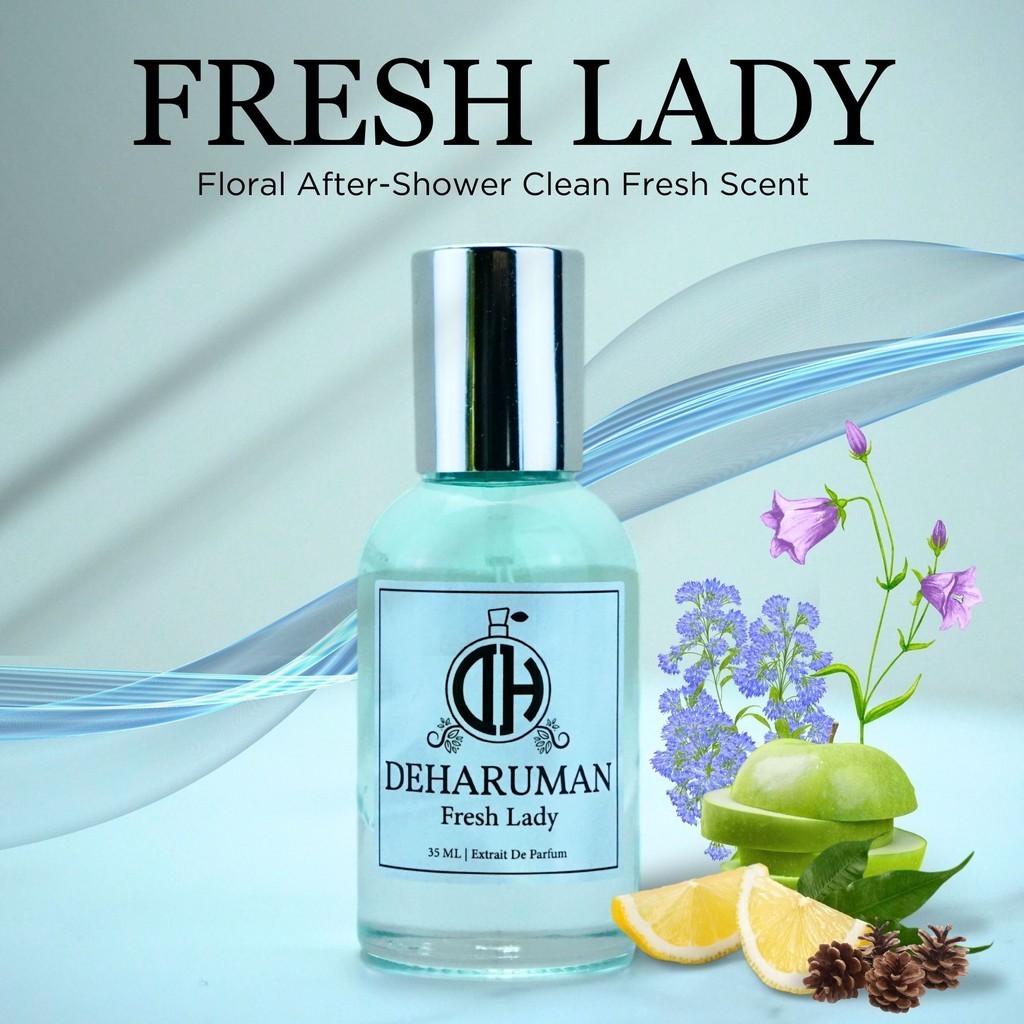 L11 Fresh Lady By DeHaruman | Women Perfume Fresh Clean Citrus | Shopee ...