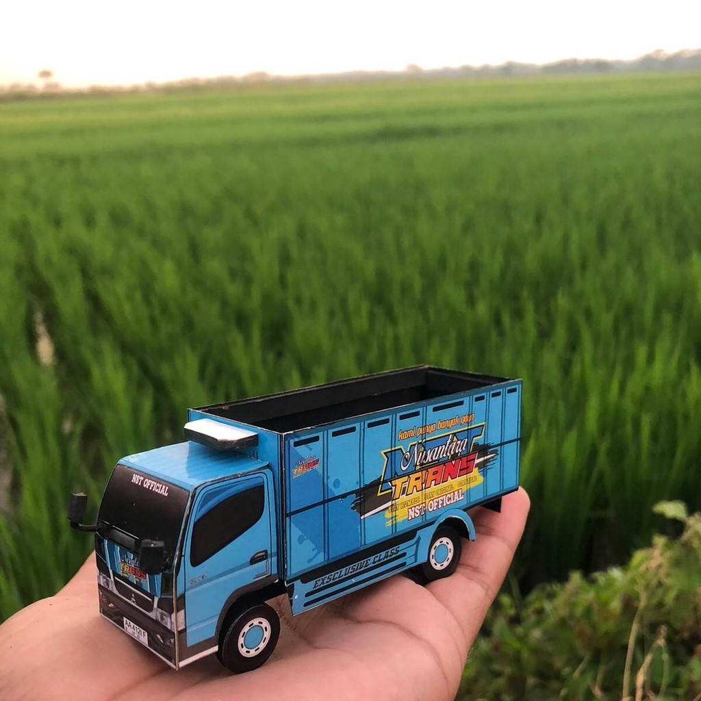 Miniature Canter Truck Simple Modified NST Trans | Shopee Malaysia