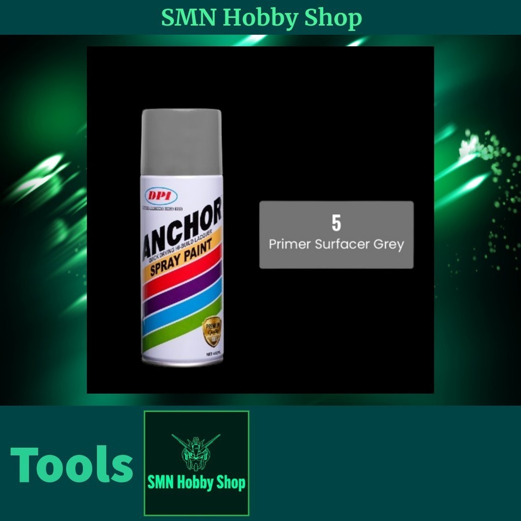 Paint Color Spray Can Primer Surfacer Grey 400ml for Plastic Model Kits ...