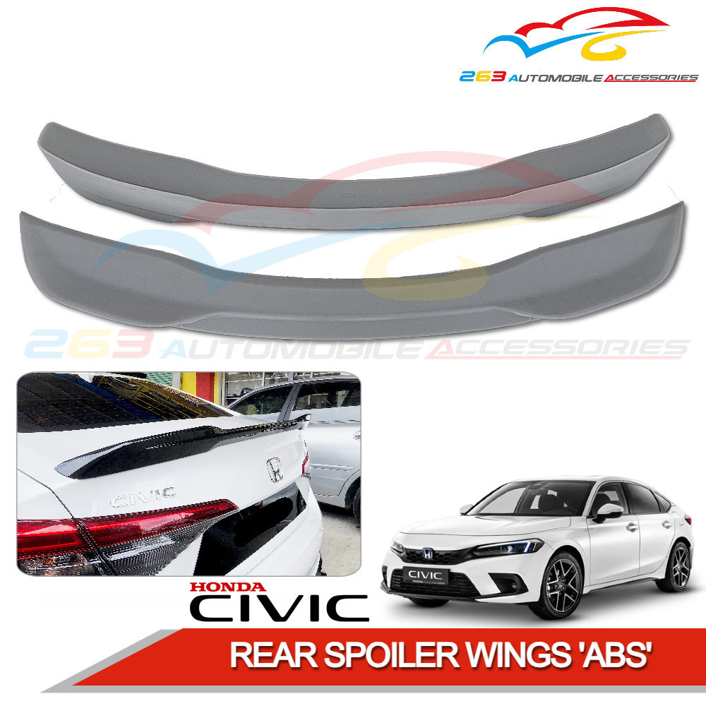 HONDA CIVIC FE 2022-2023 OEM STYLE REAR SPOILER WINGS 'ABS' | Shopee ...