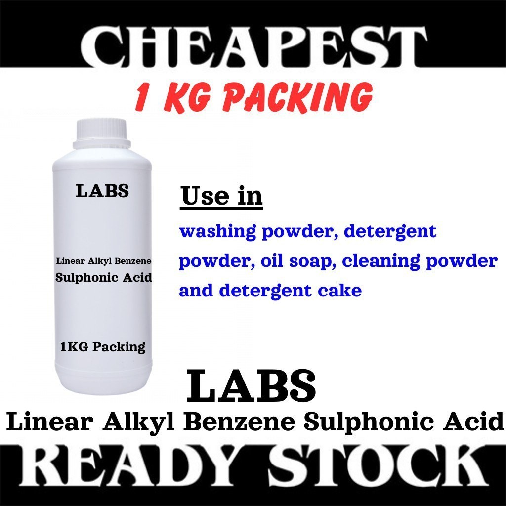 1KG LABS - Linear Alkyl Benzene Sulphonic Acid (labs 1 kg) LABSA | Shopee Malaysia
