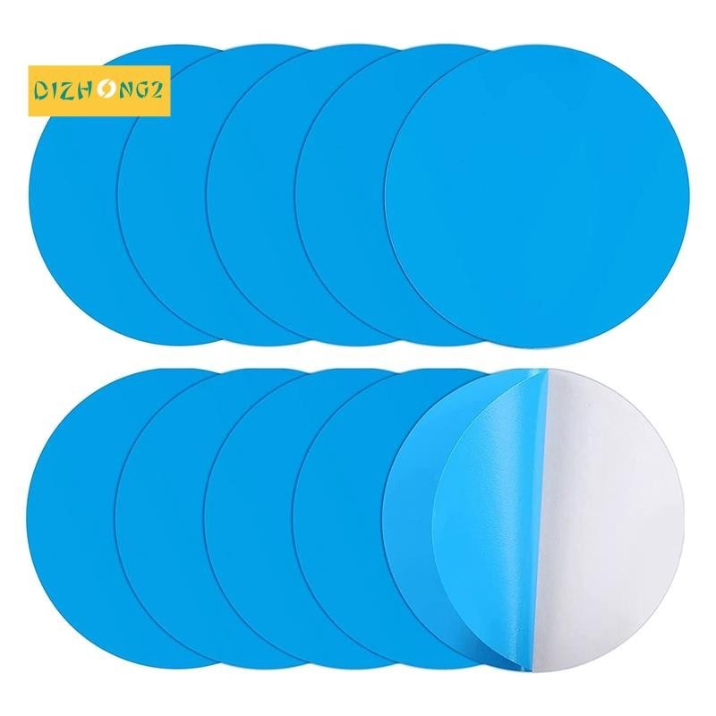 Self-Adhesive Repair Patches for Swimming Pools, Pack of 10 PVC Pool ...