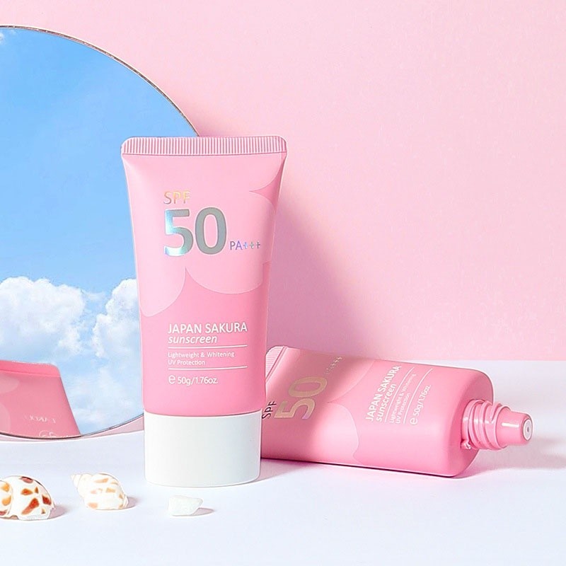 LAIKOU Sakura Sunscreen/Protective Facial Sunscreen/Isolation Lotion ...