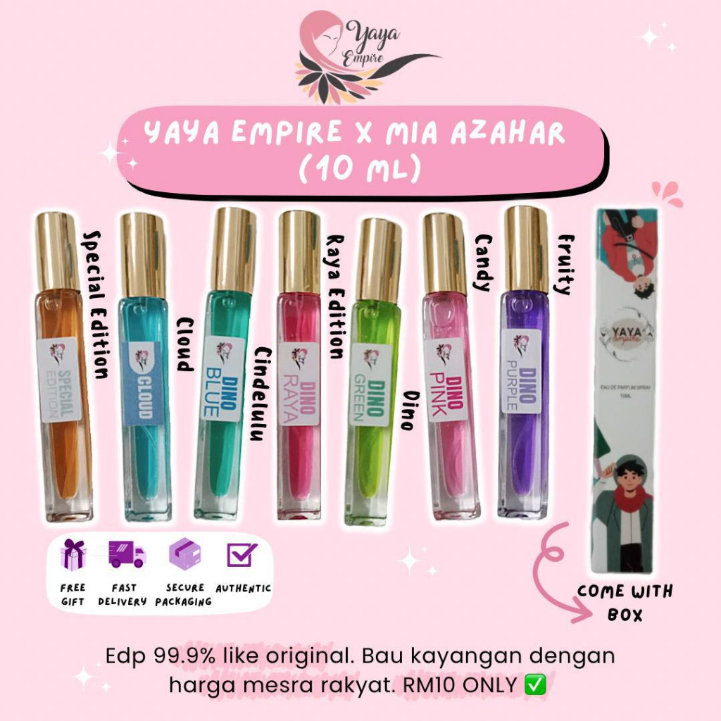 YAYA EMPIRE X MIA AZHAR PERFUME 10ML | Shopee Malaysia