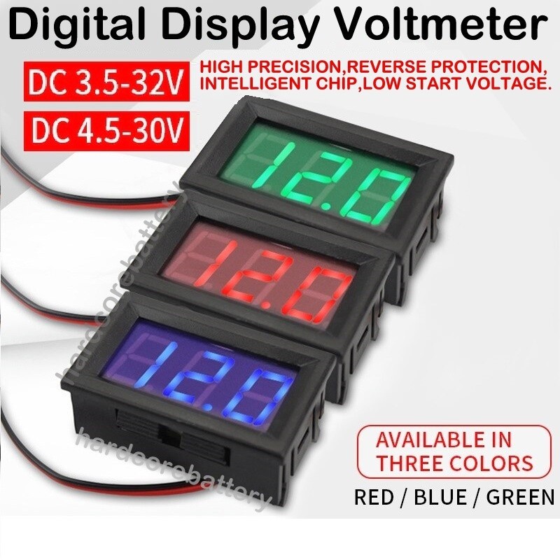 0.56 Inch LED Digital Voltmeter Display Panel Voltage volt Meter ...