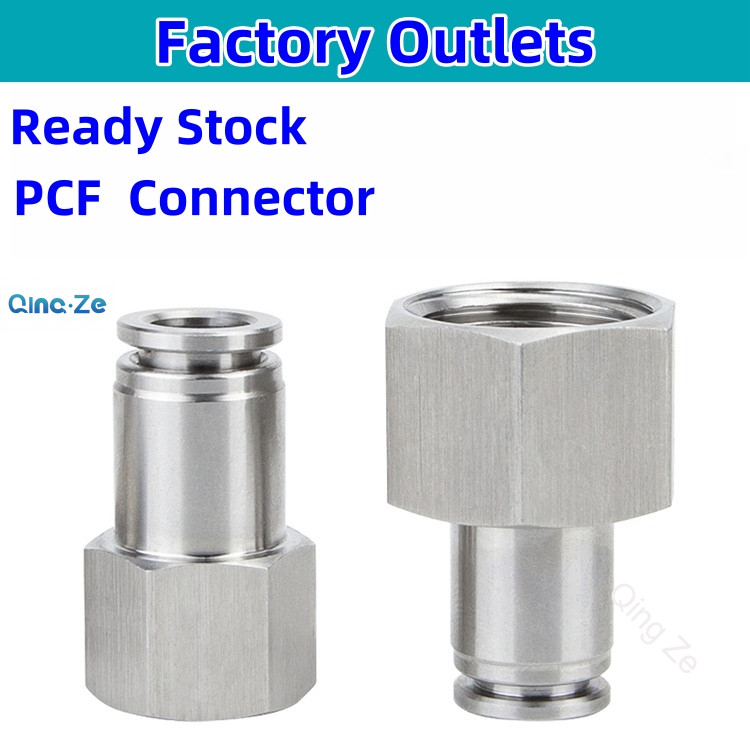 Pneumatic Trachea Connector 304 Stainless Steel Internal Thread ...